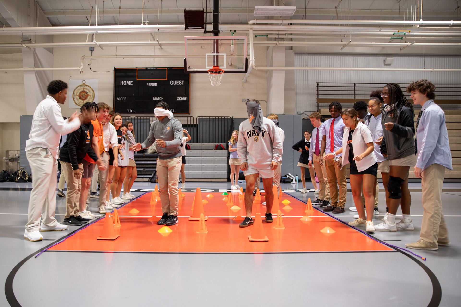 Student-Athletes Practice Team-Building Exercises - News & Photos ...