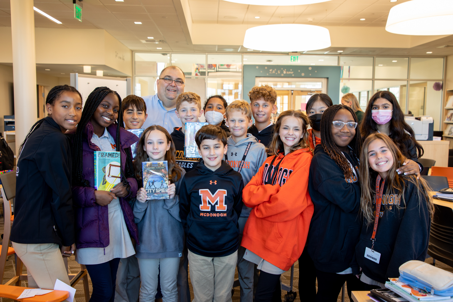 Bestselling Author Visits Middle School - News & Photos - McDonogh School