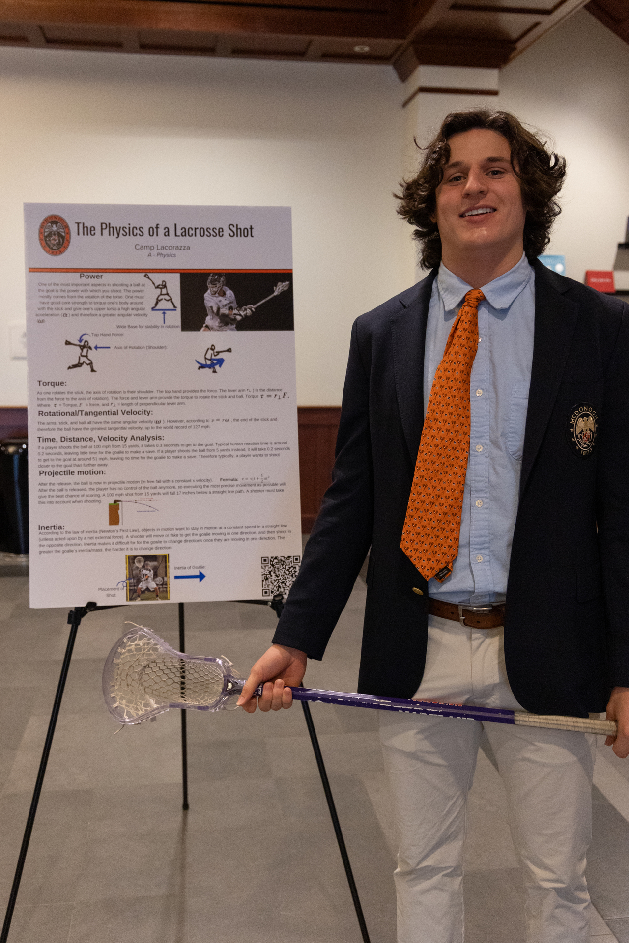 Physics of Sports Poster Presentation - News & Photos - McDonogh School