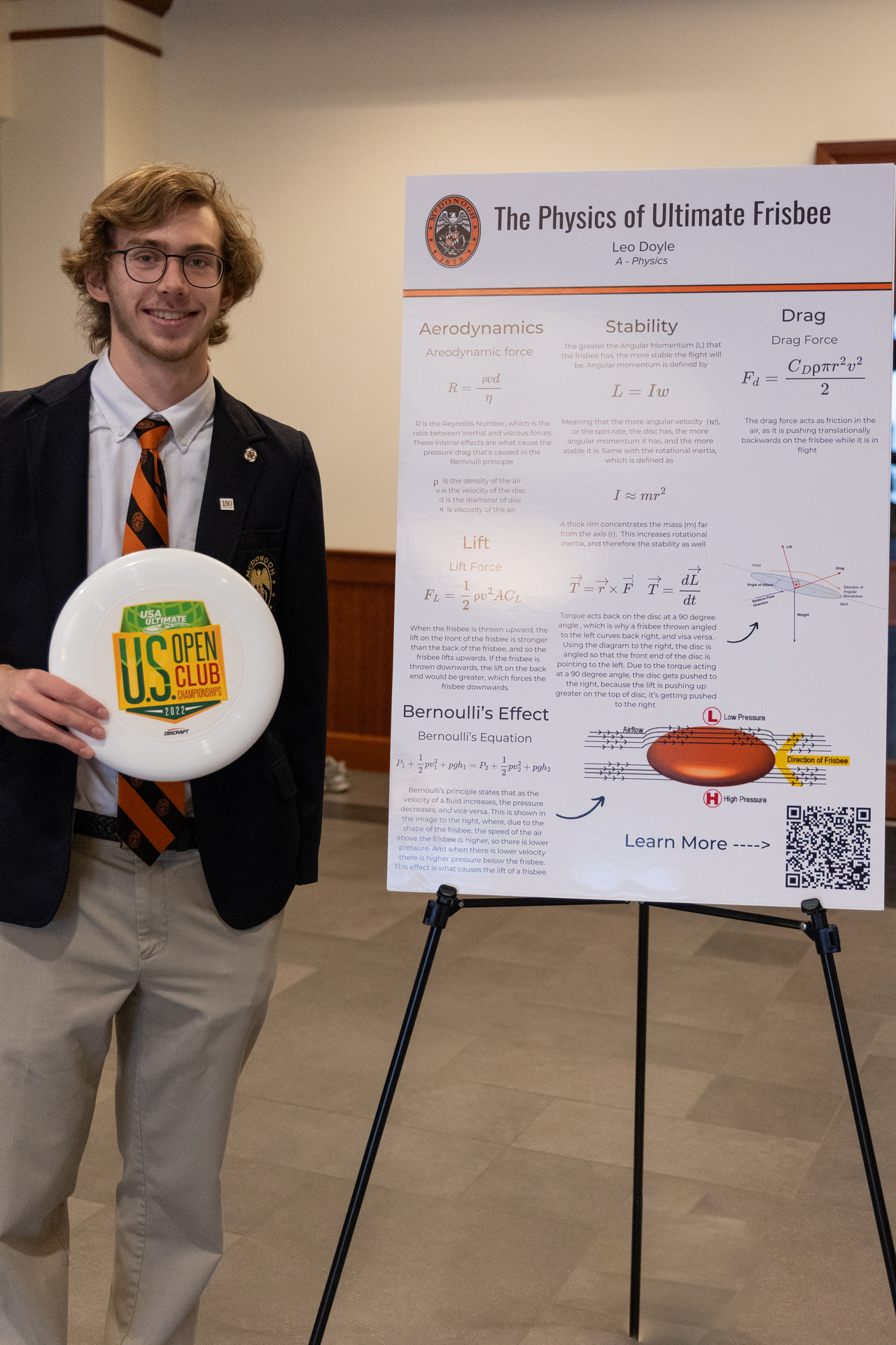 Physics of Sports Poster Presentation - News & Photos - McDonogh School